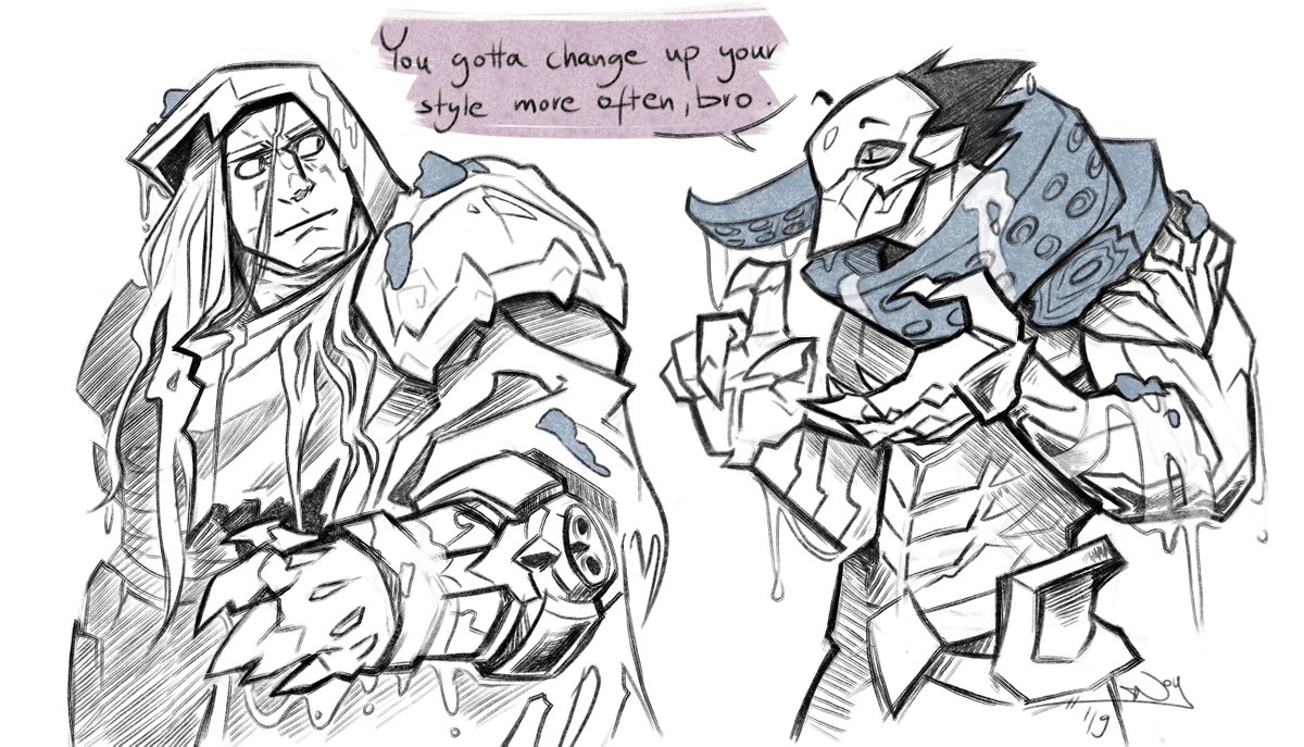 Darksiders Strife Drawing