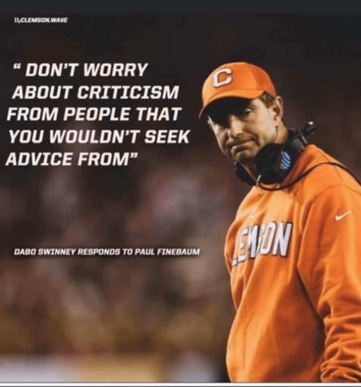 Dabo Swinney Funny Quotes Dabo Swinney Quote: “The Opener Is Always