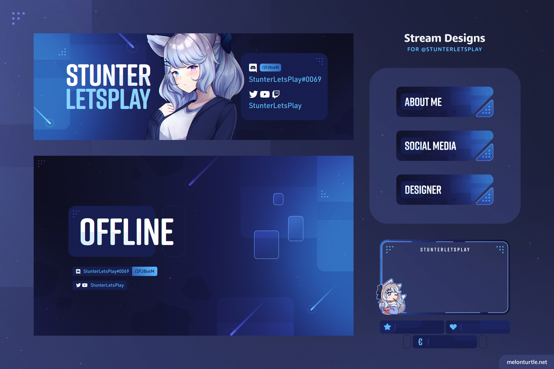 Jack 🎃 on Twitter: "New Stream Designs! ☄️ // for @StunterLetsPlay! :) https://t.co/4nbZJnGKW3 ...