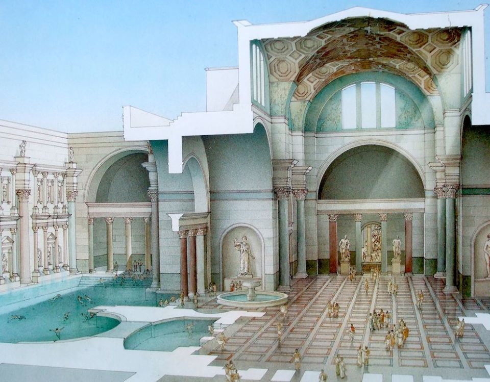 Baths Of Caracalla Reconstruction