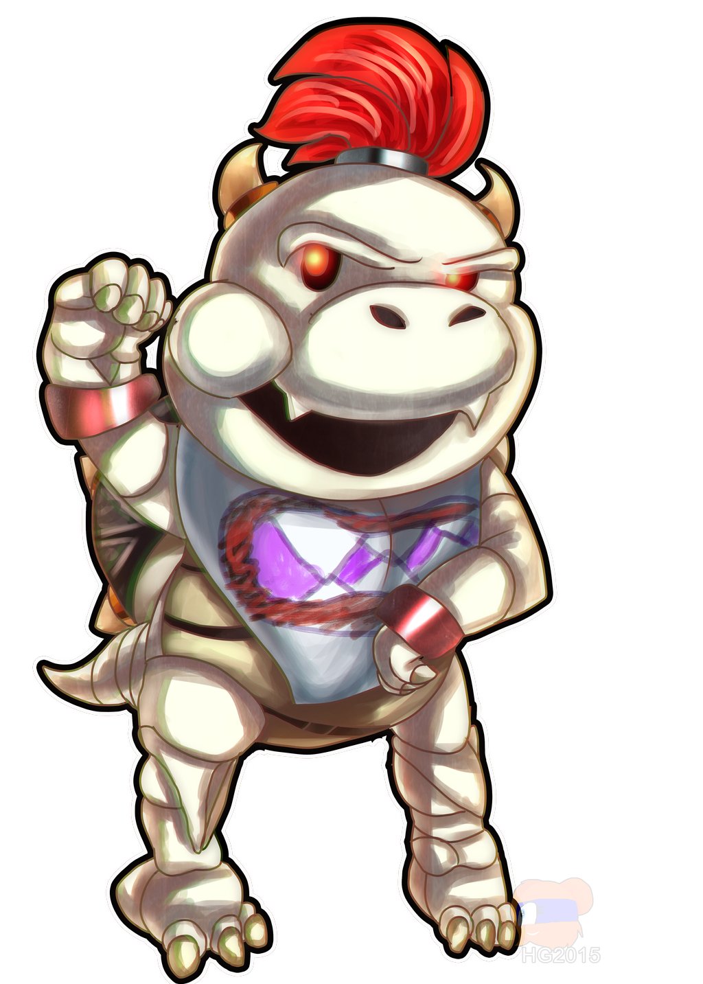 Super Mario Dry Bowser Jr