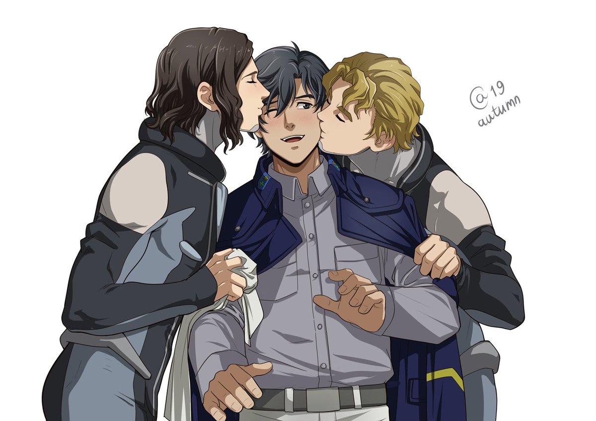 「Reuenthal/Yang/Mittermeyer. Commission. 」|Autumn Sacuraのイラスト