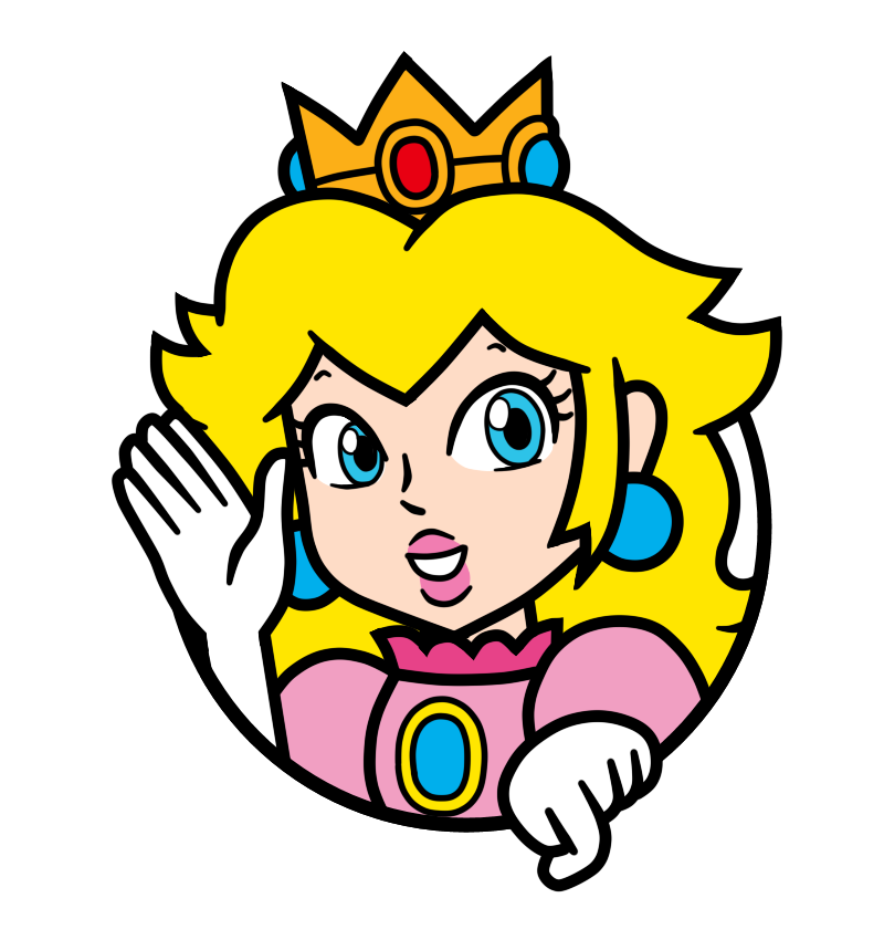 Princess Peach Head