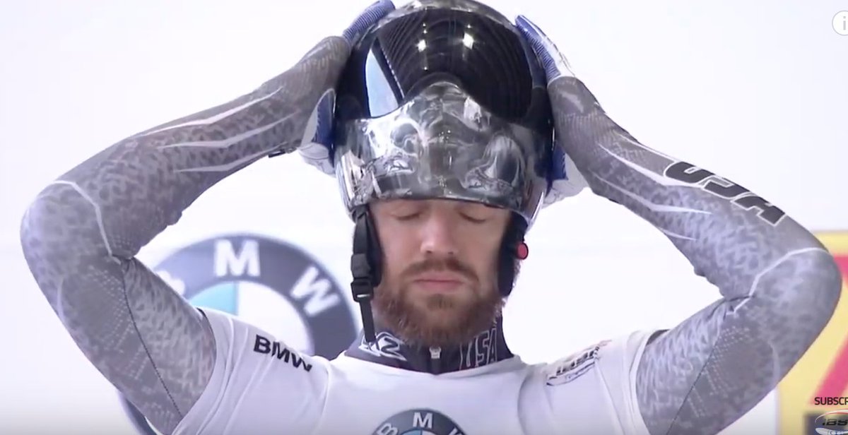 This is the first time Andrew Blaser has ever stood at a World Cup ...