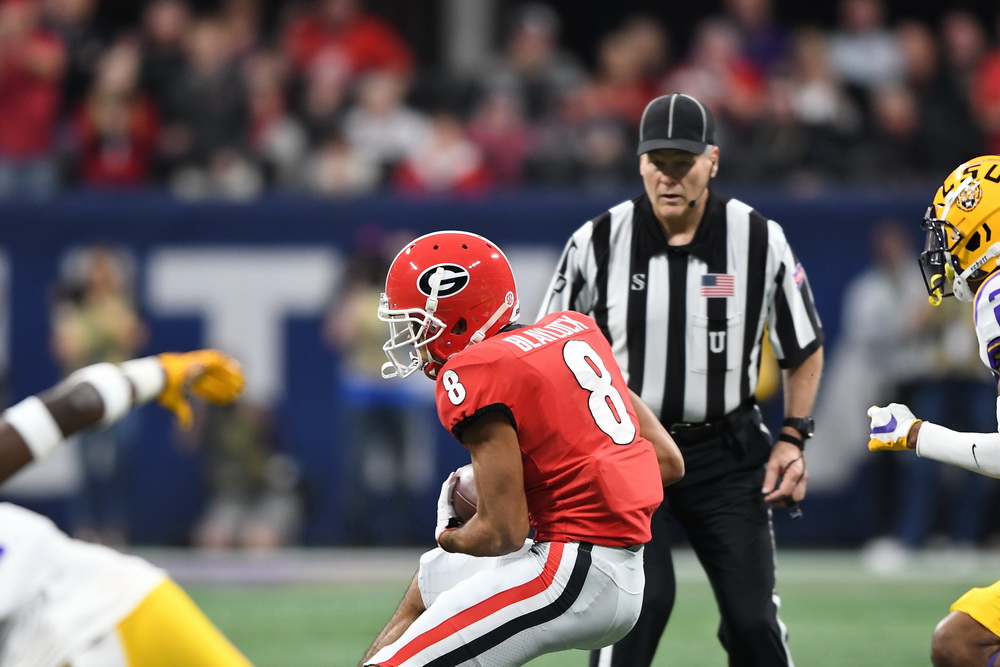 Georgia freshman WR Dominick Blaylock tore his ACL in the SEC ...