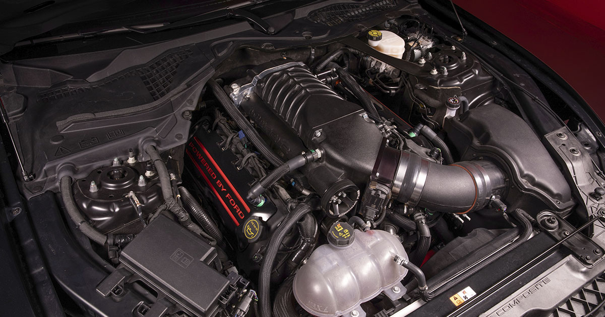 This 2018 Ford Shelby GT350, powered by a 5.2-liter V8 Voodoo engine ...