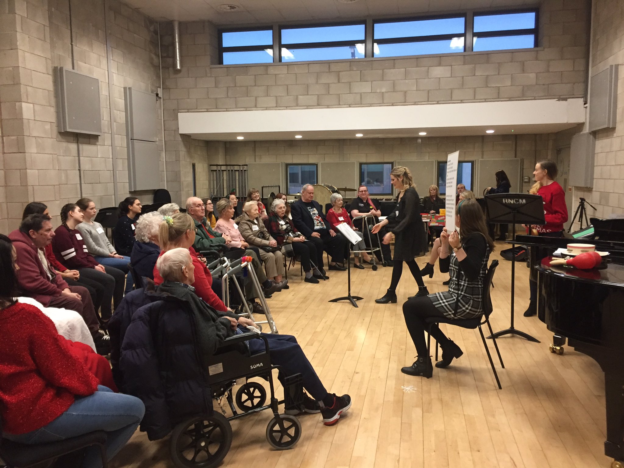 Lucy Moses on Twitter: "Lovely and heart warming afternoon at @RNCMvoice with the sound up ...