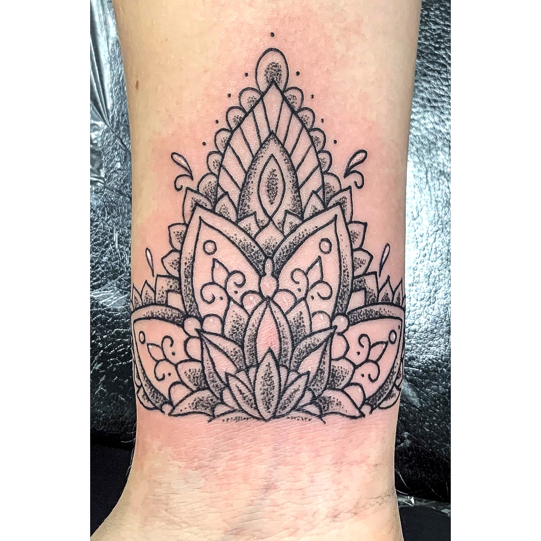 Mandala Tattoo Wrist