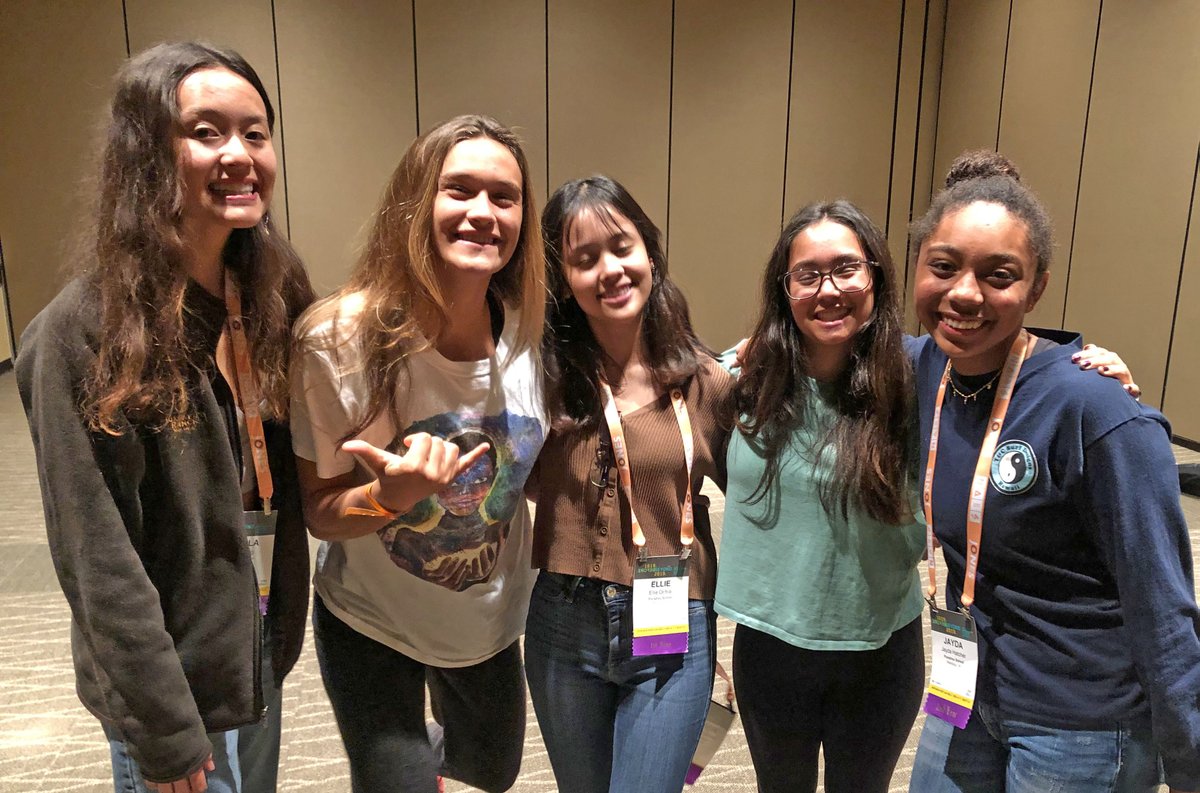 Punahou students and faculty facilitator Kealoha Scullion ‘18 attended ...