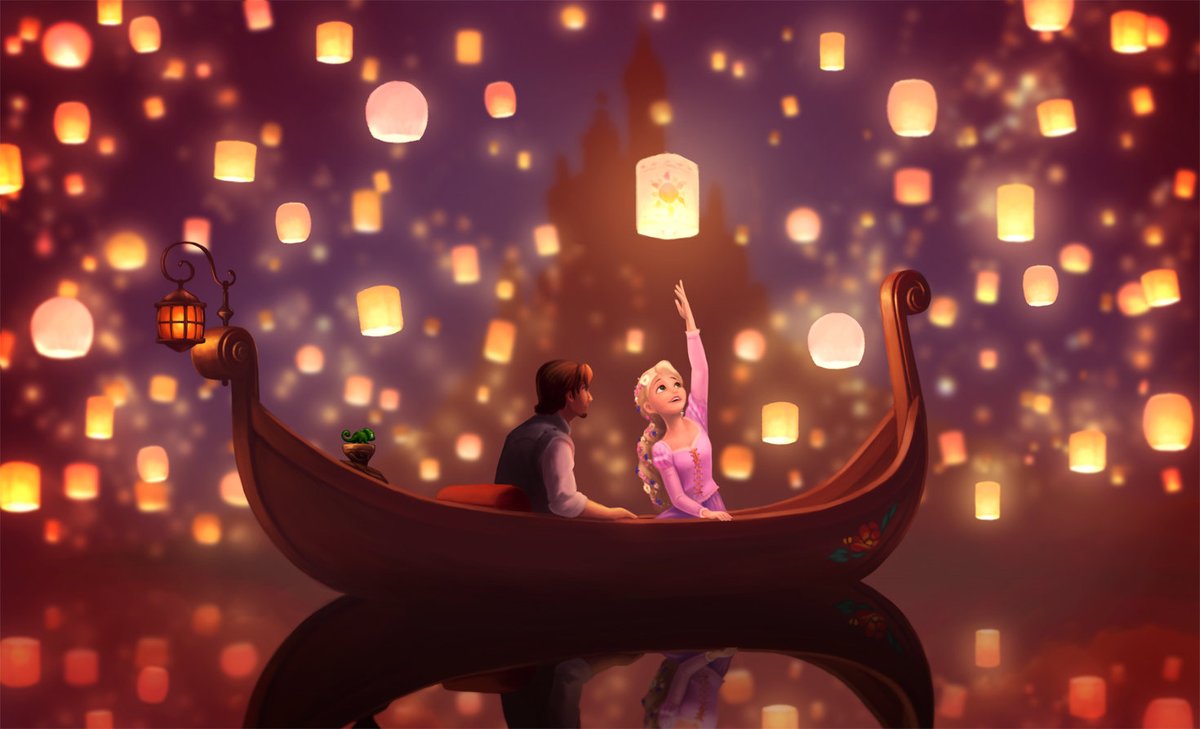 Tangled Boat Scene