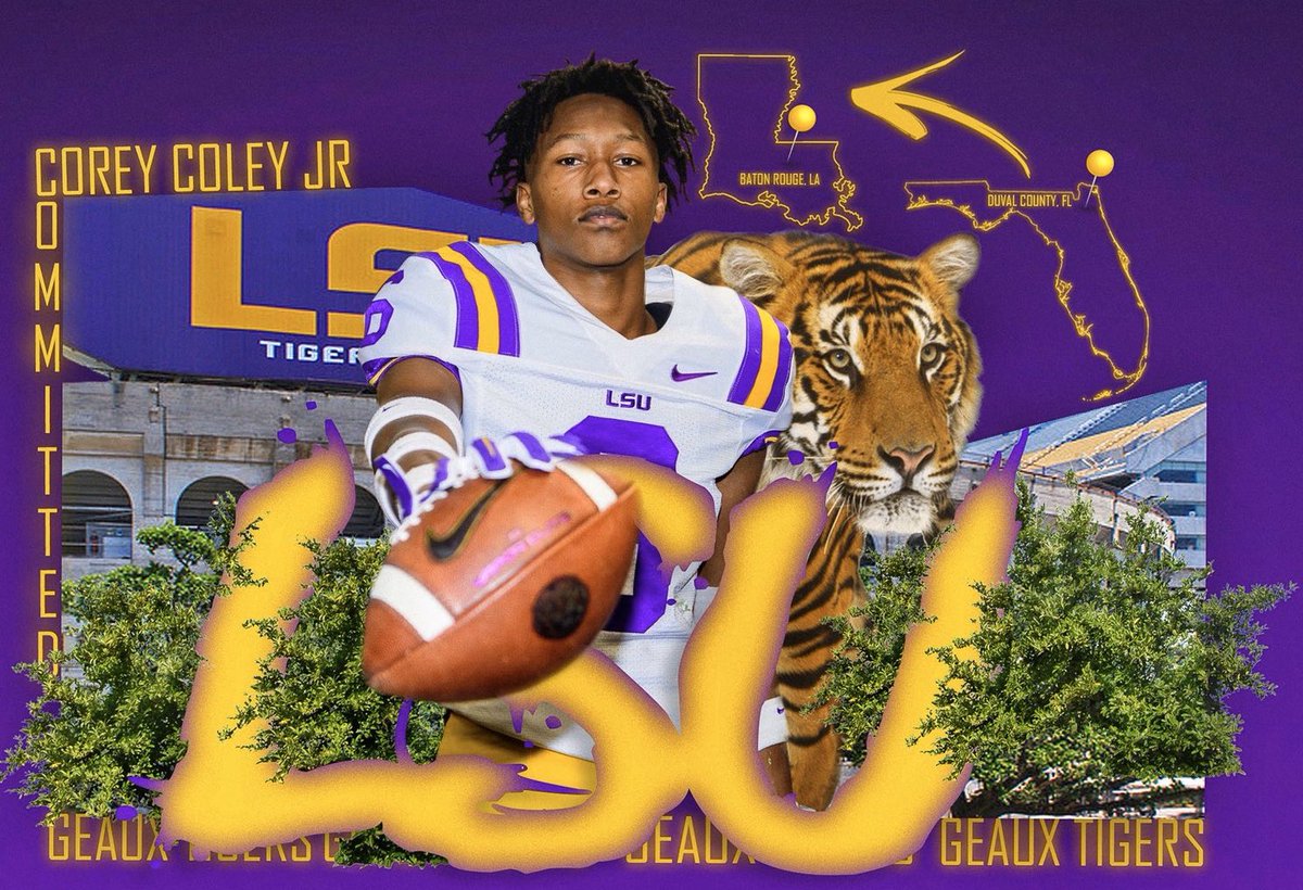 2021 3* S Corey Coley Jr. commits to LSU : r/CFB