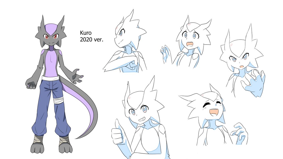 「My good boy Kuro, the main character of 」|Kay Yuのイラスト