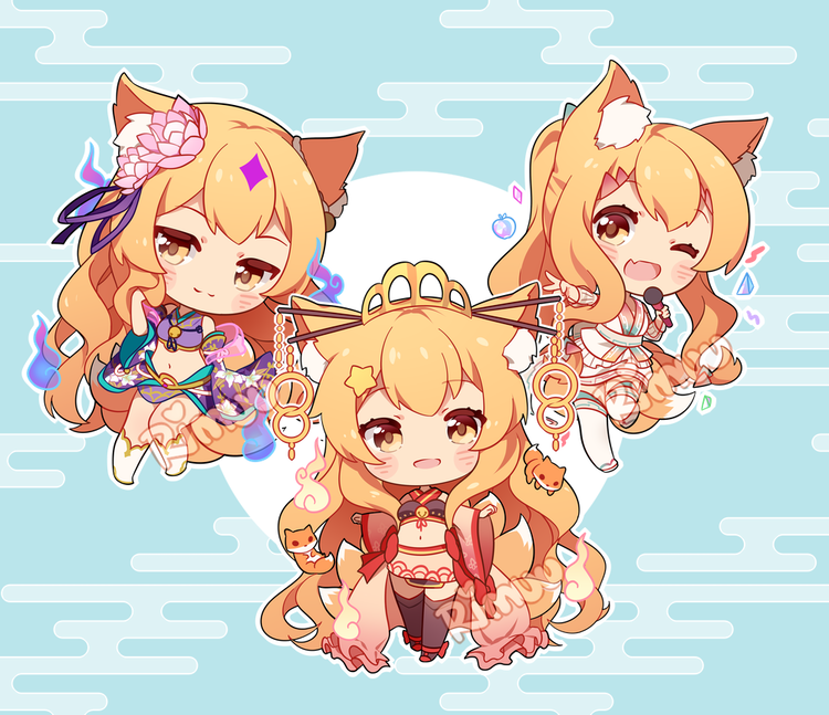 「Small Rikos I drew for @kawaiiNihongo ? 」|rimuu 🌸 リムのイラスト