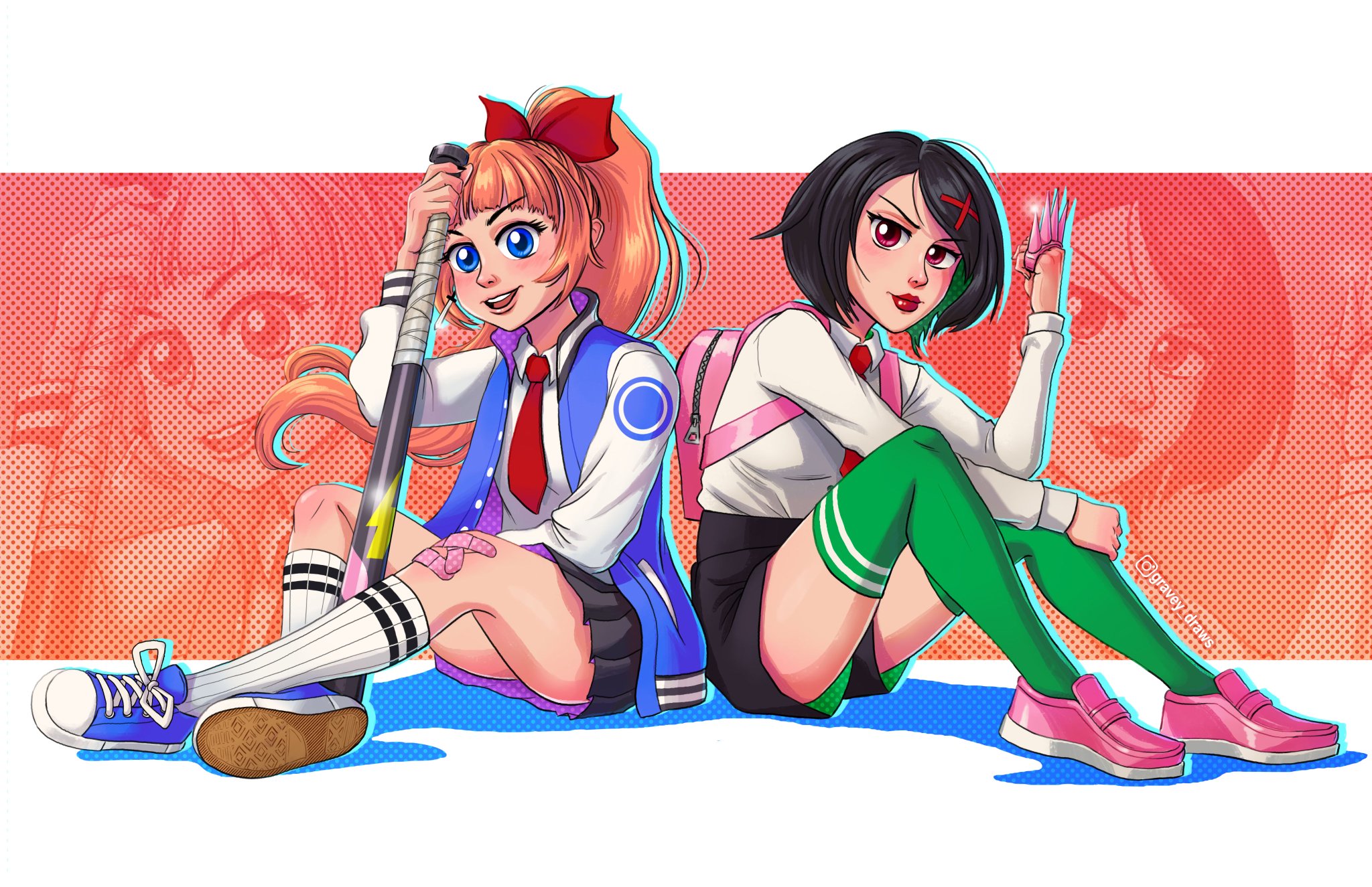Graverobert On Twitter River City Girls Fan Art Kyoko And Misako
