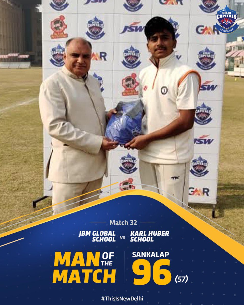 Match-winning performances today in the DCSchoolCup by Himanshu Mishra ...