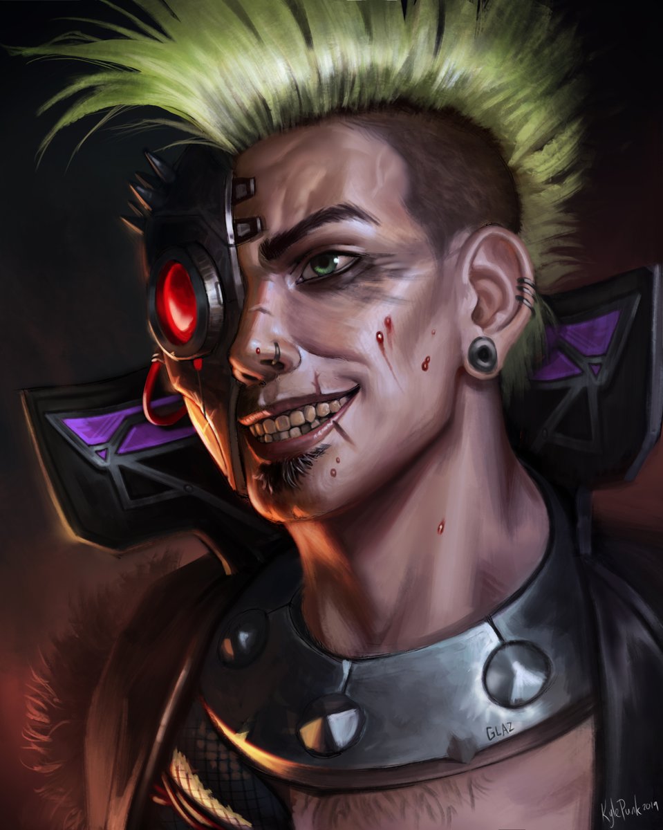 Cyberpunk Male Portrait