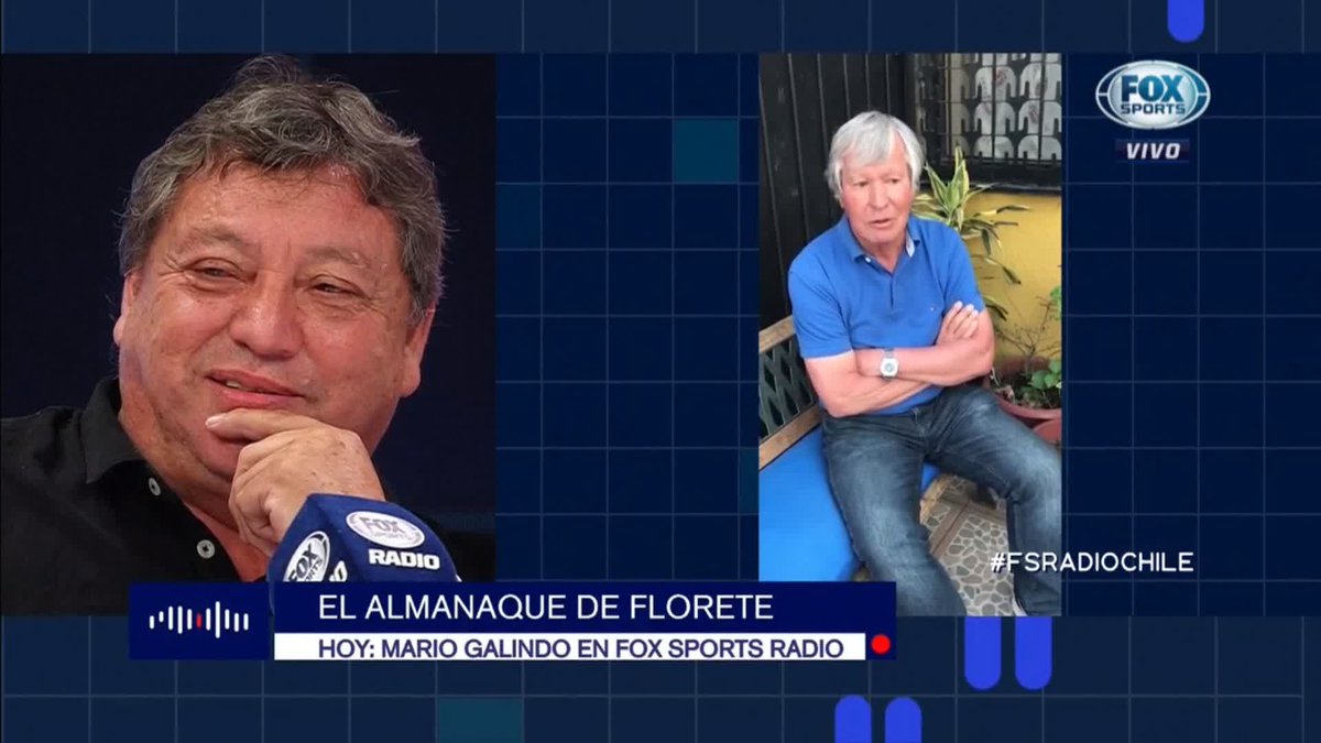 DOS GRANDES SALUDARON A MARIO GALINDO FSRadioChile Vladimiro Mimica y ...