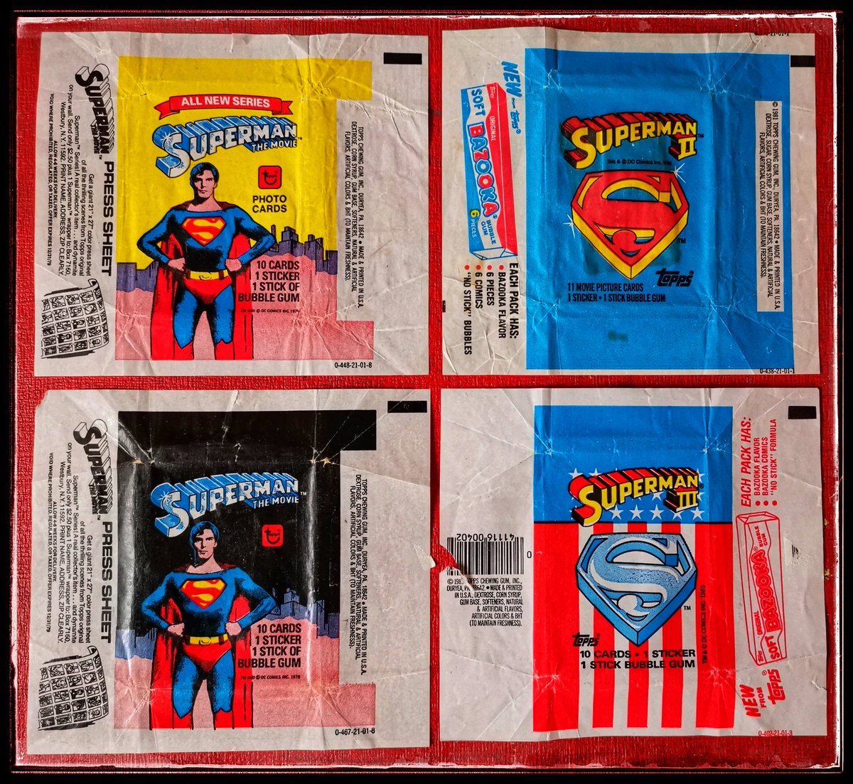 Art & Collectibles Memorabilia Vintage topps superman wrappers ...