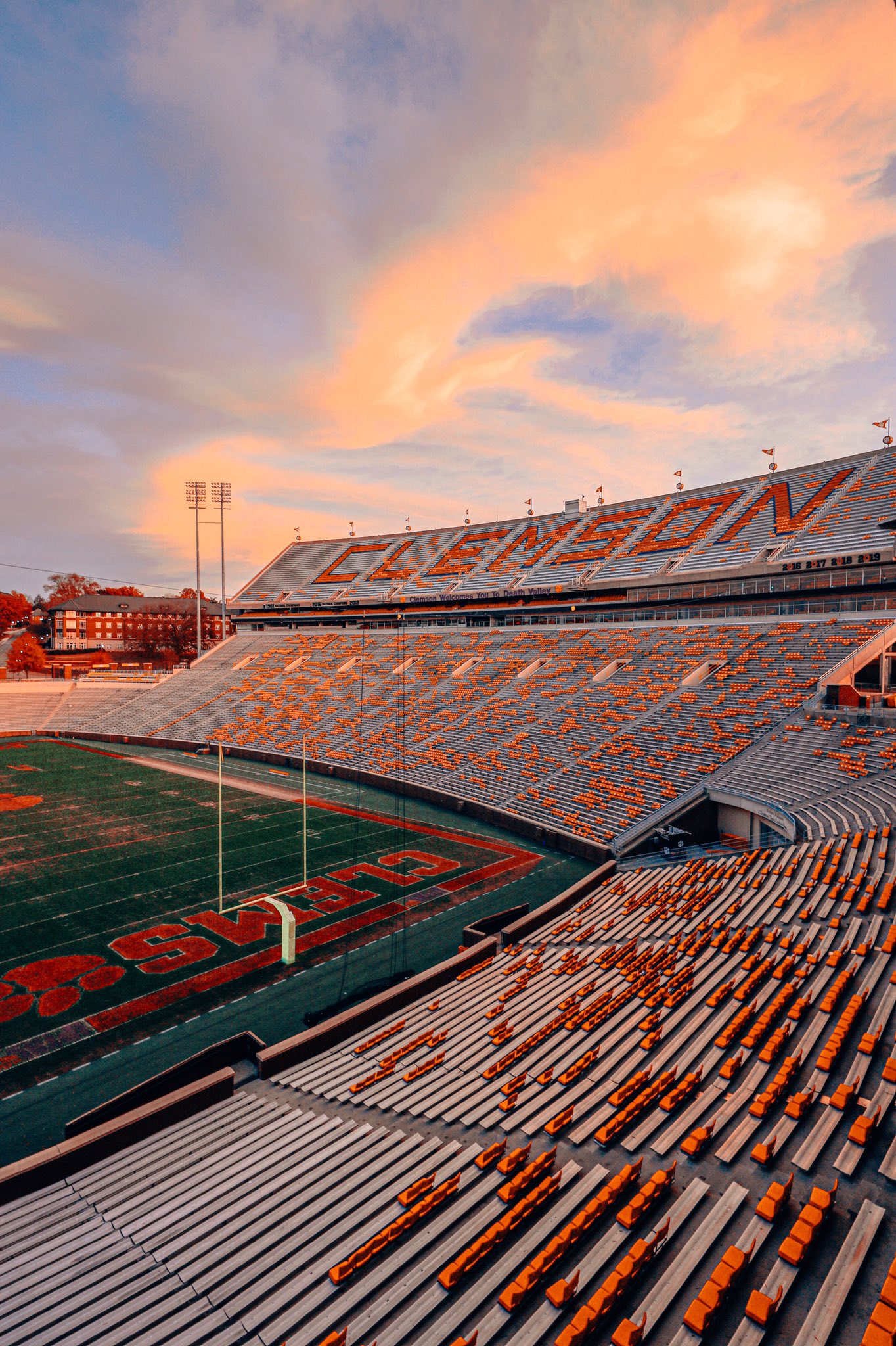 Clemson Sunset Wallpaper