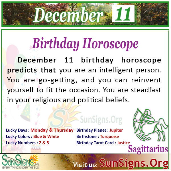 December 11th zodiac sign - Horoscopeaz.com