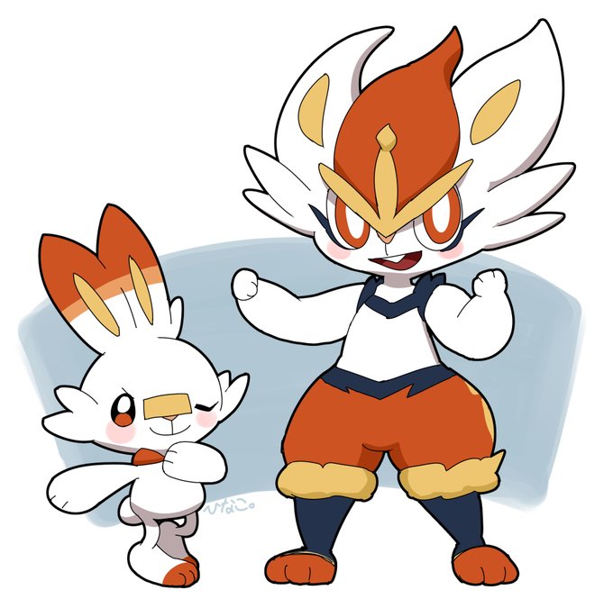 「scorbunny red eyes」Fan Art(Popular)