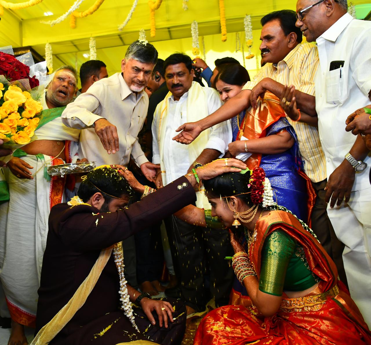 Chandrababu Naidu Son Marriage Photos