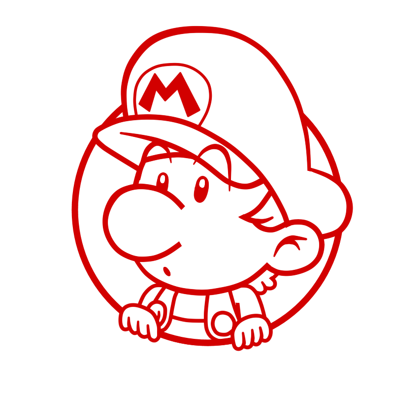 Drawings Of Baby Mario