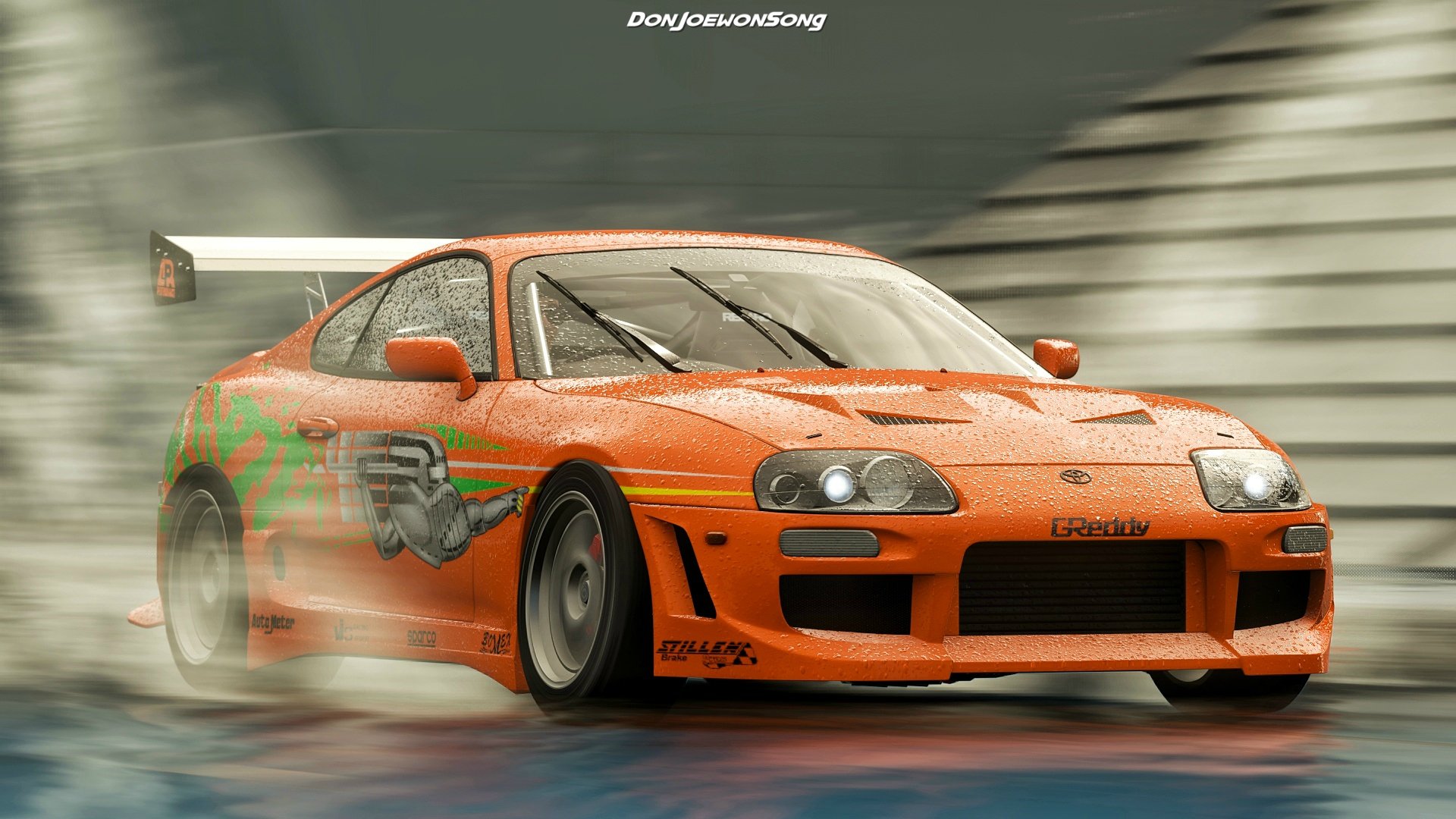 Paul Walker Supra Race