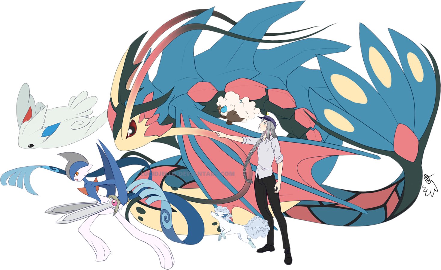 Pokemon Milotic And Gyarados