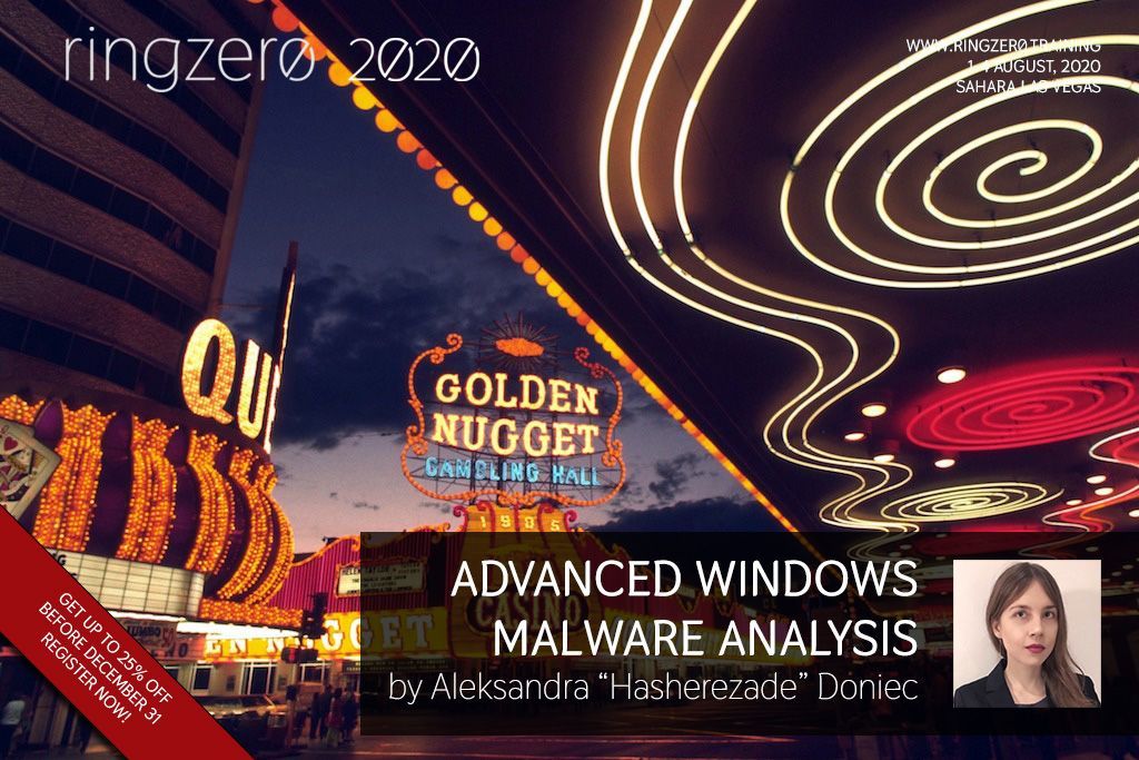 ringzerø.training on Twitter: "Enter the 🌎 of Advanced #Windows #Malware Analysis with ...