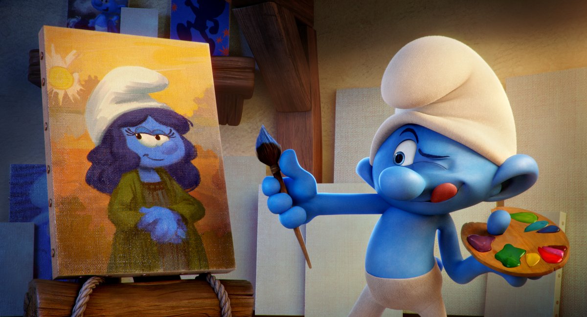 Painter Smurf Movie