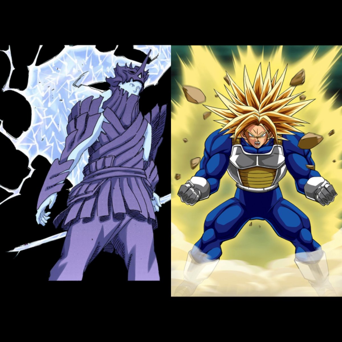 Trunks Vs Sasuke