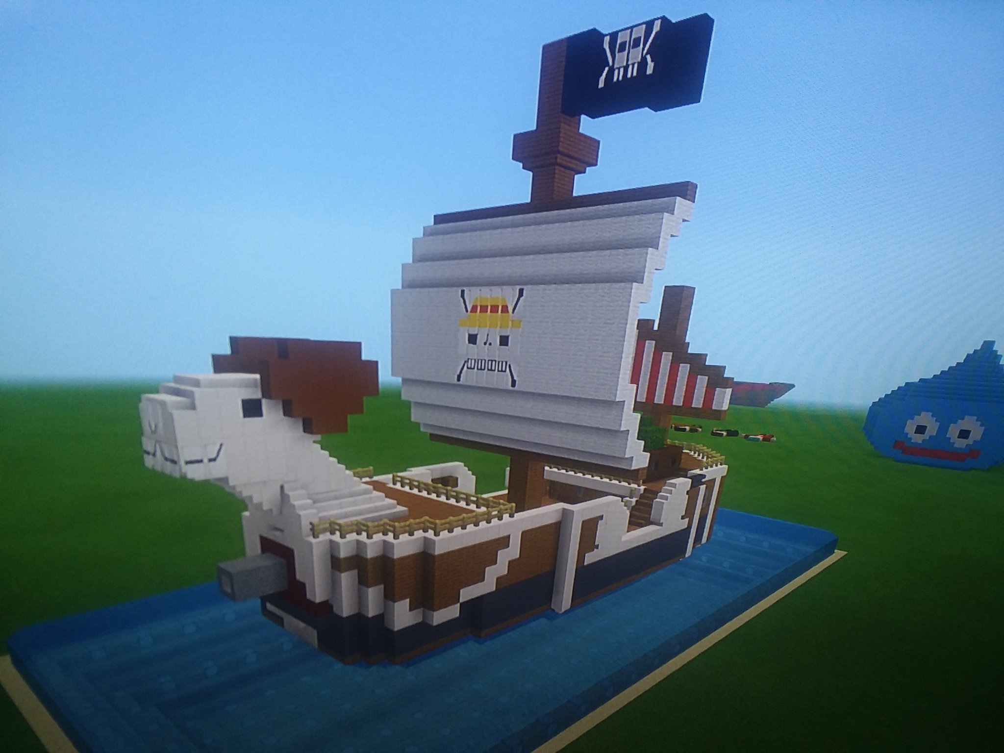 Going Merry Minecraft Ship LEGO MOC Going Merry With Flying Mode By