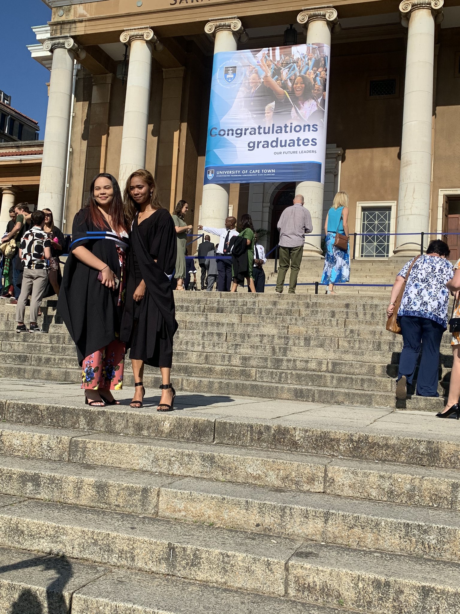 Uct On Twitter Its A Celebratory Mood Outside Sarah Baartman Hall As Graduands Make Their Way