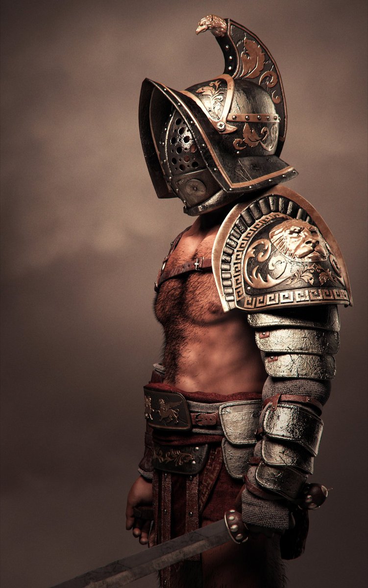 Murmillo Gladiator Helmet