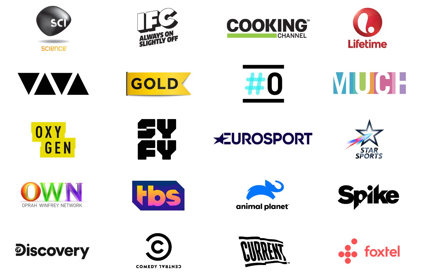 Cable Tv Channels Logos