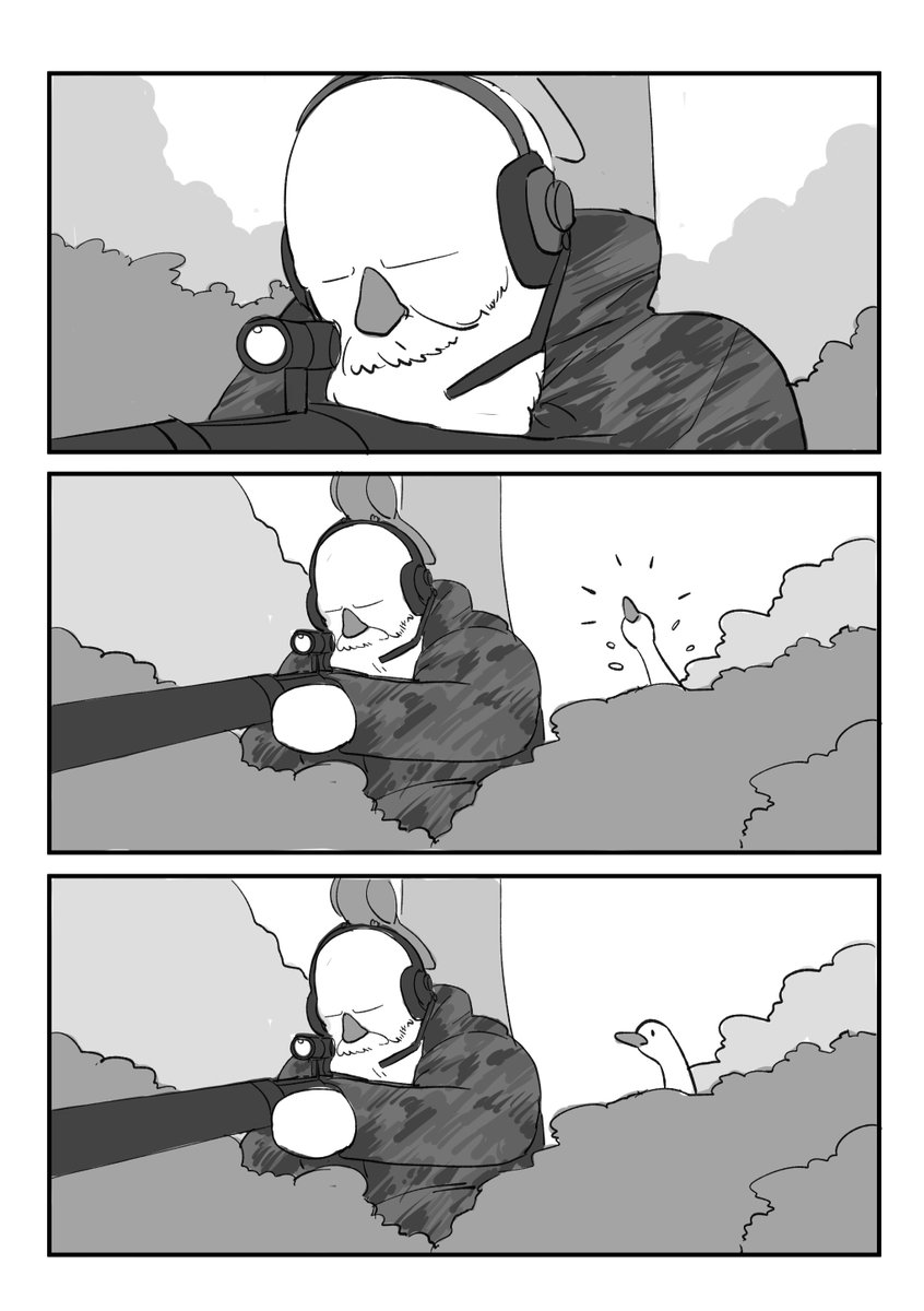 「Metal Goose Solid : Tactical Honk Action (24 bw pages) - RM1」bebeの漫画