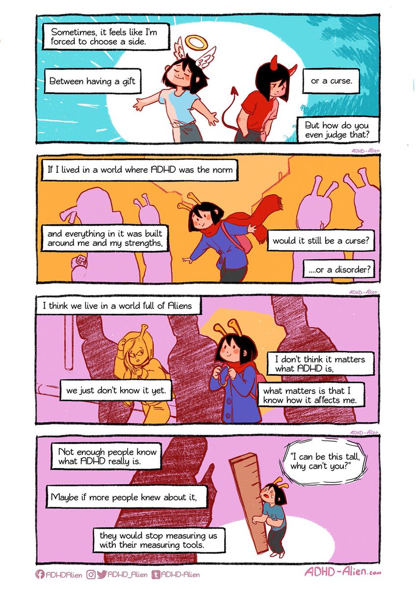 「Sneak peek! How do you feel? Is it a gift or a curse for you」Pina ADHD ...