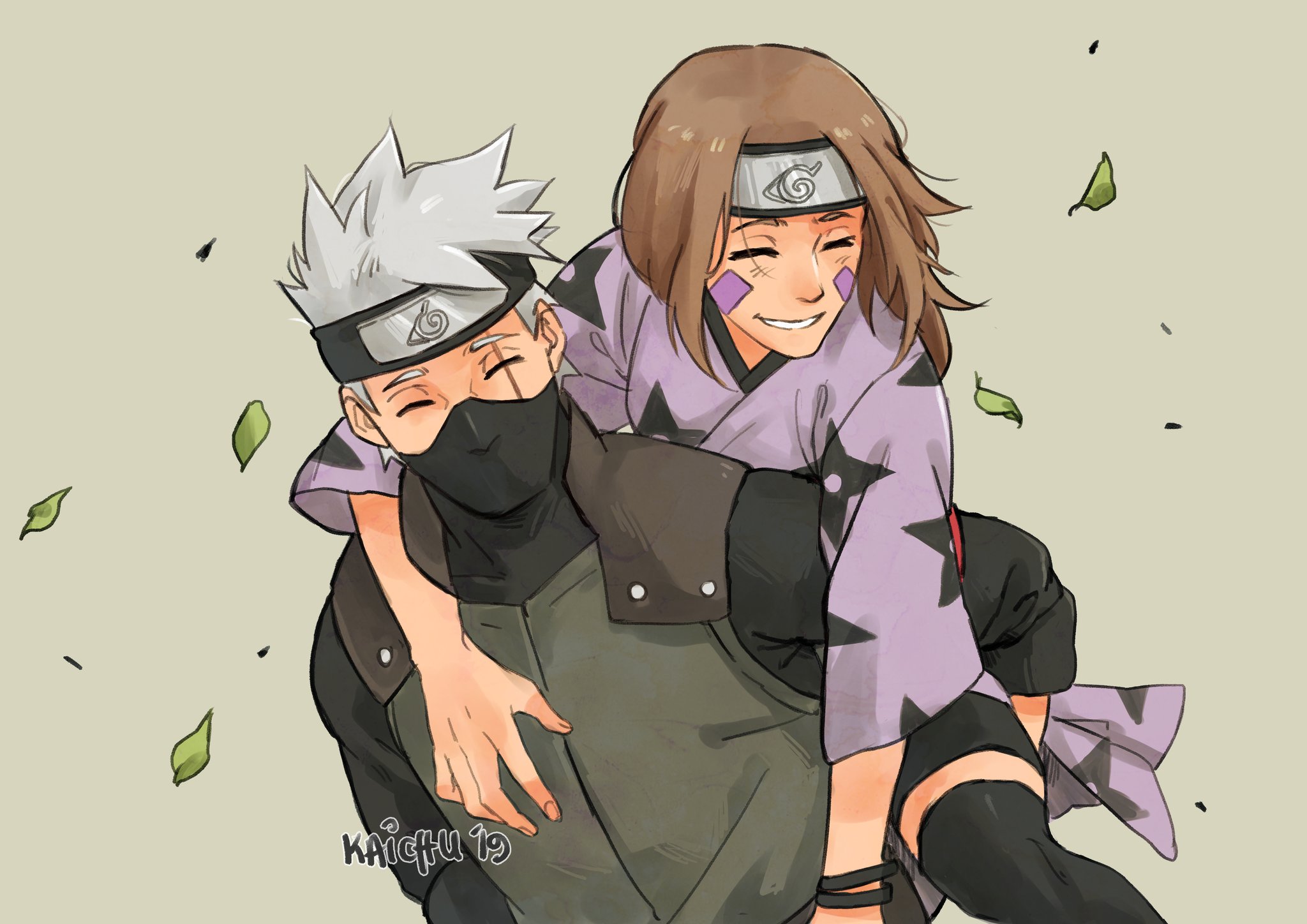 Kakashi Kiss Rin