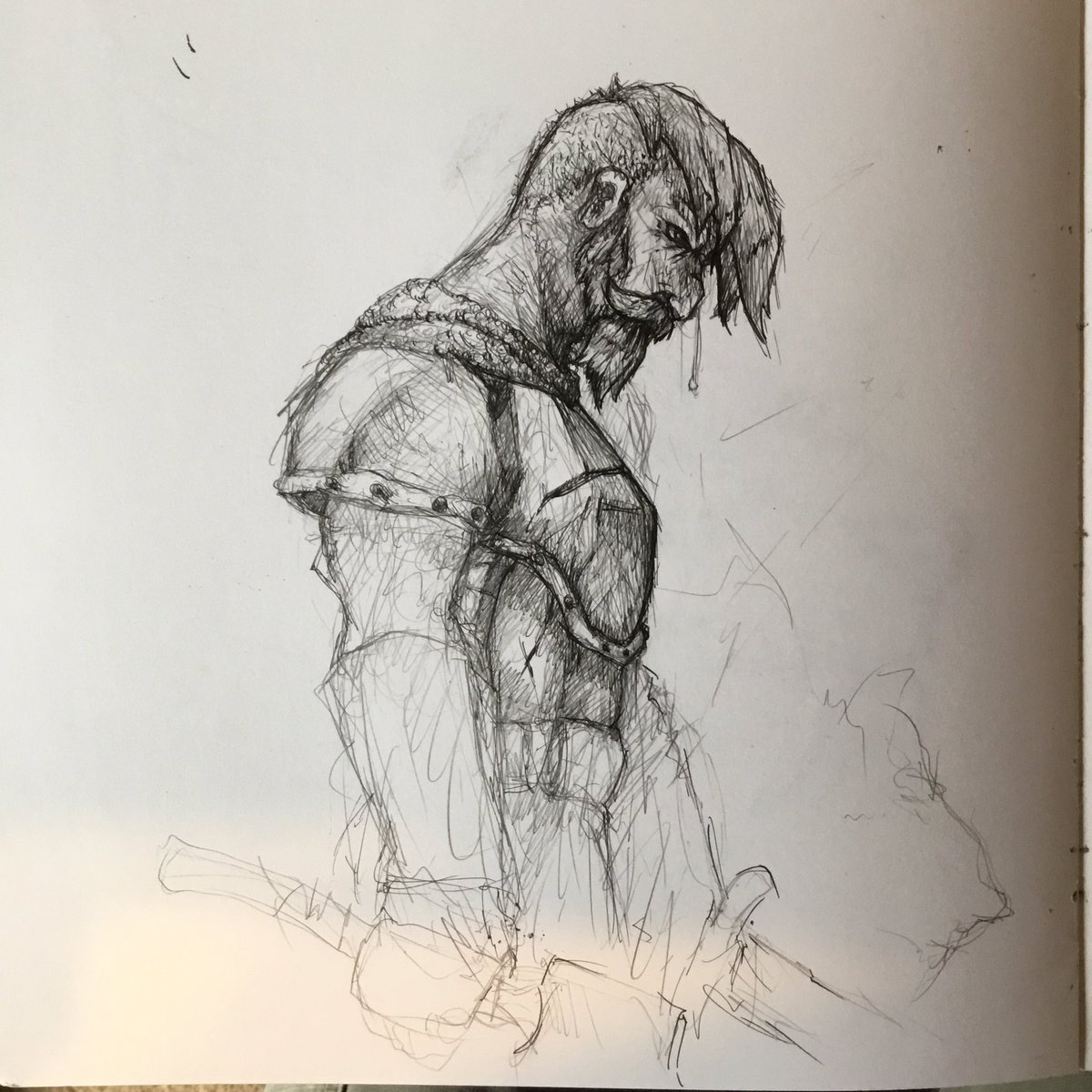 Rogue Pencil Drawing