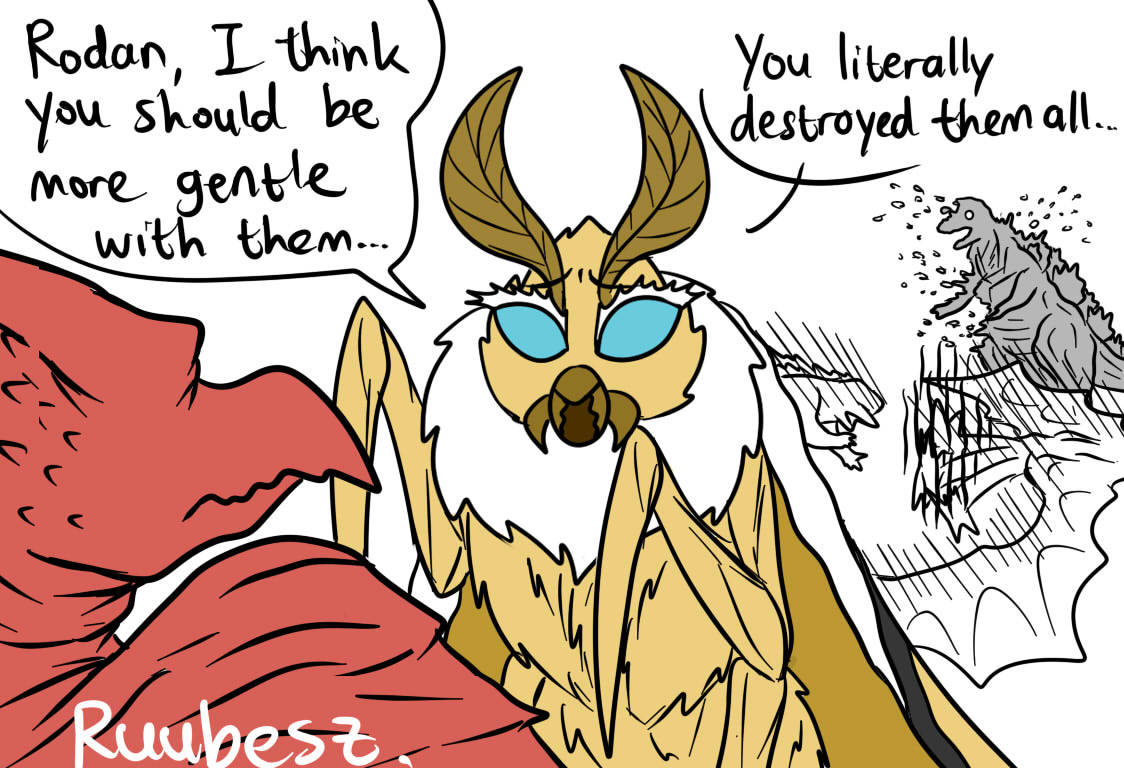 「I always forget to post stuff here on Twitter... #Godzilla #」Ruubesz ...