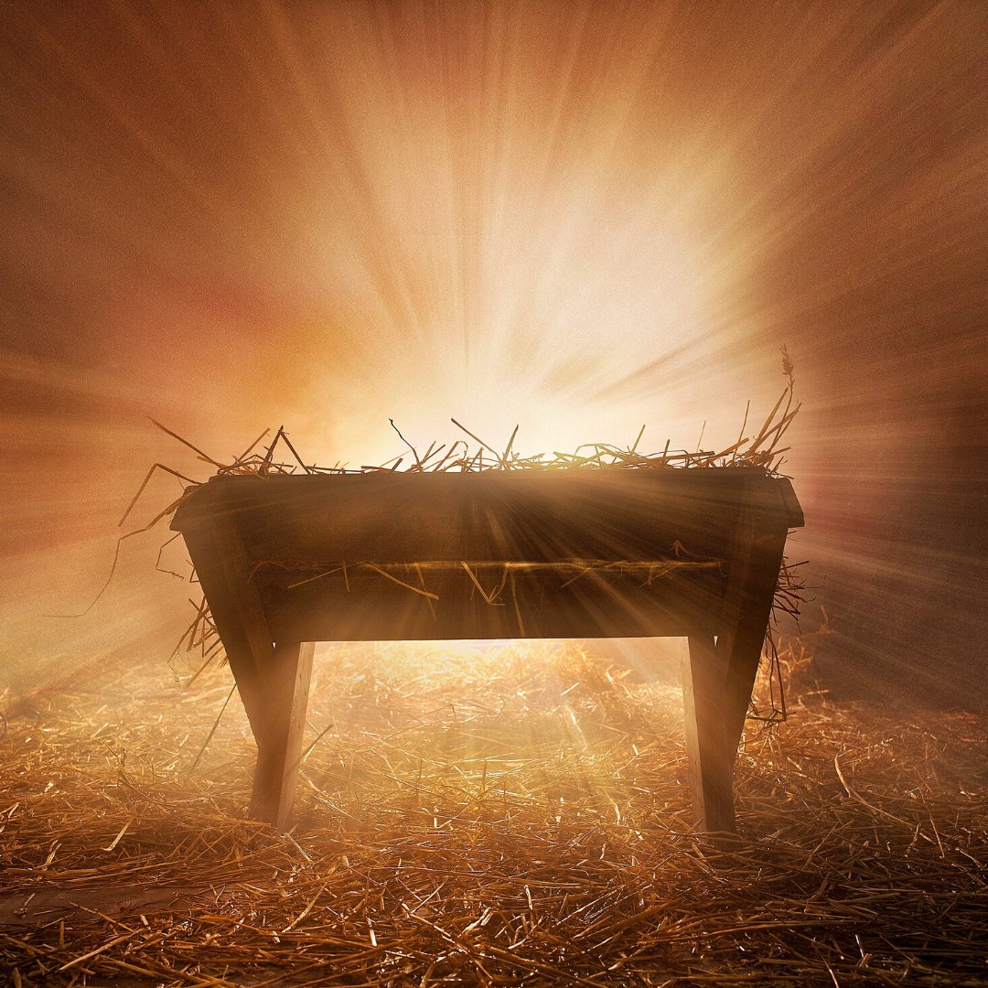 Empty Manger Background