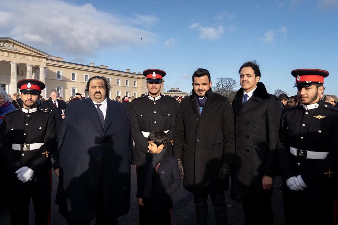 Arabian Royal Agency on Twitter: "attended the ceremony the former Emir of Qatar, Sheikh Hamad ...