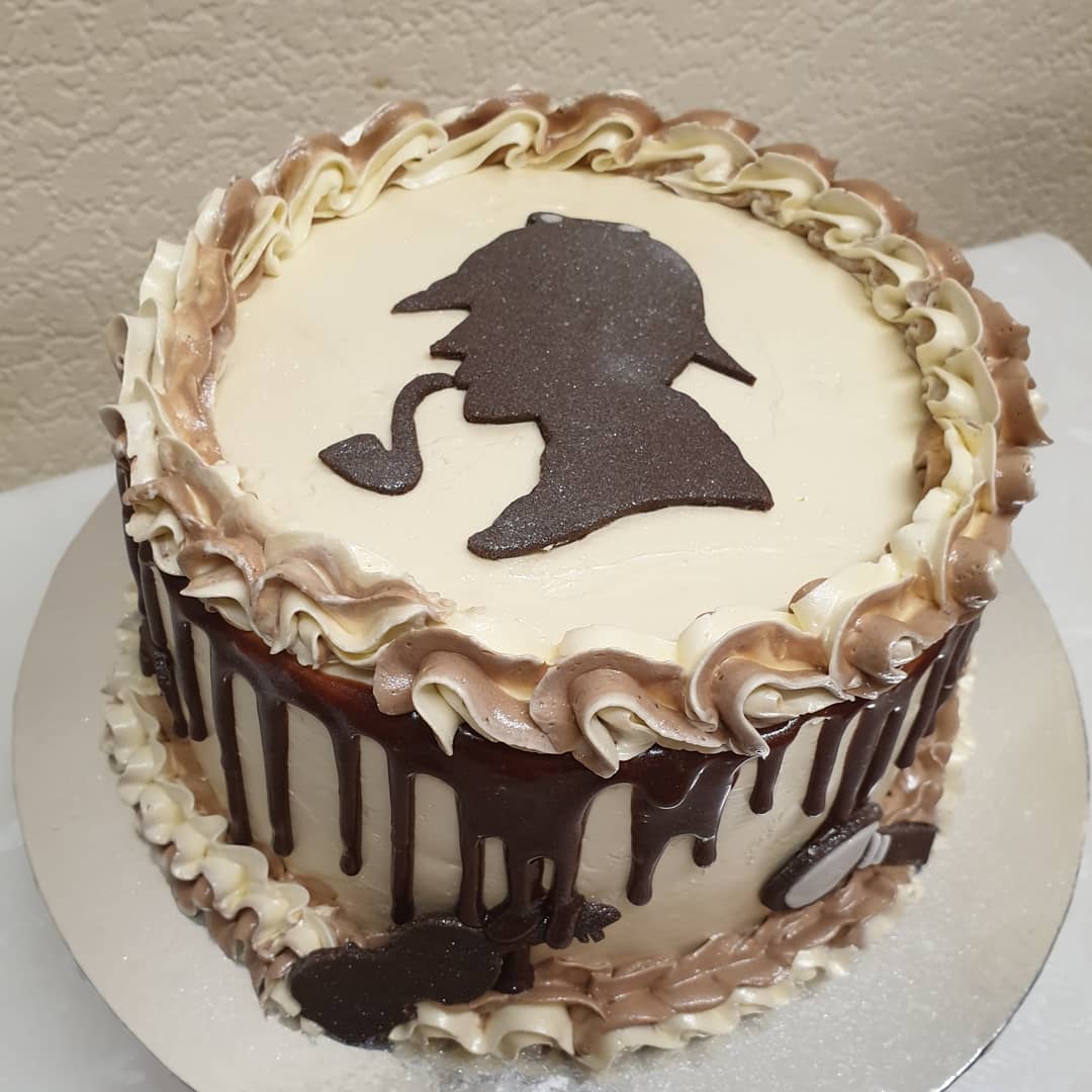 Sherlock Happy Birthday Cake