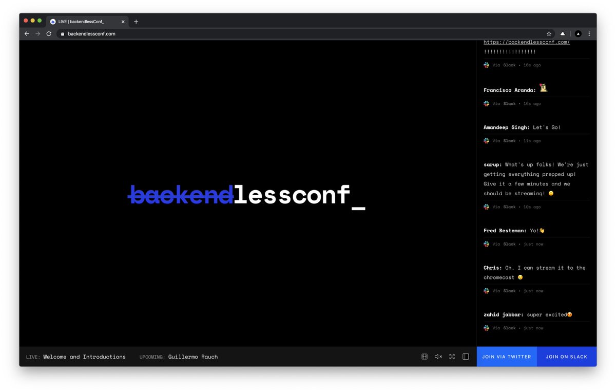 Guillermo Rauch on Twitter: "It's starting !!!! https://t.co/0d7jn4dGNo…