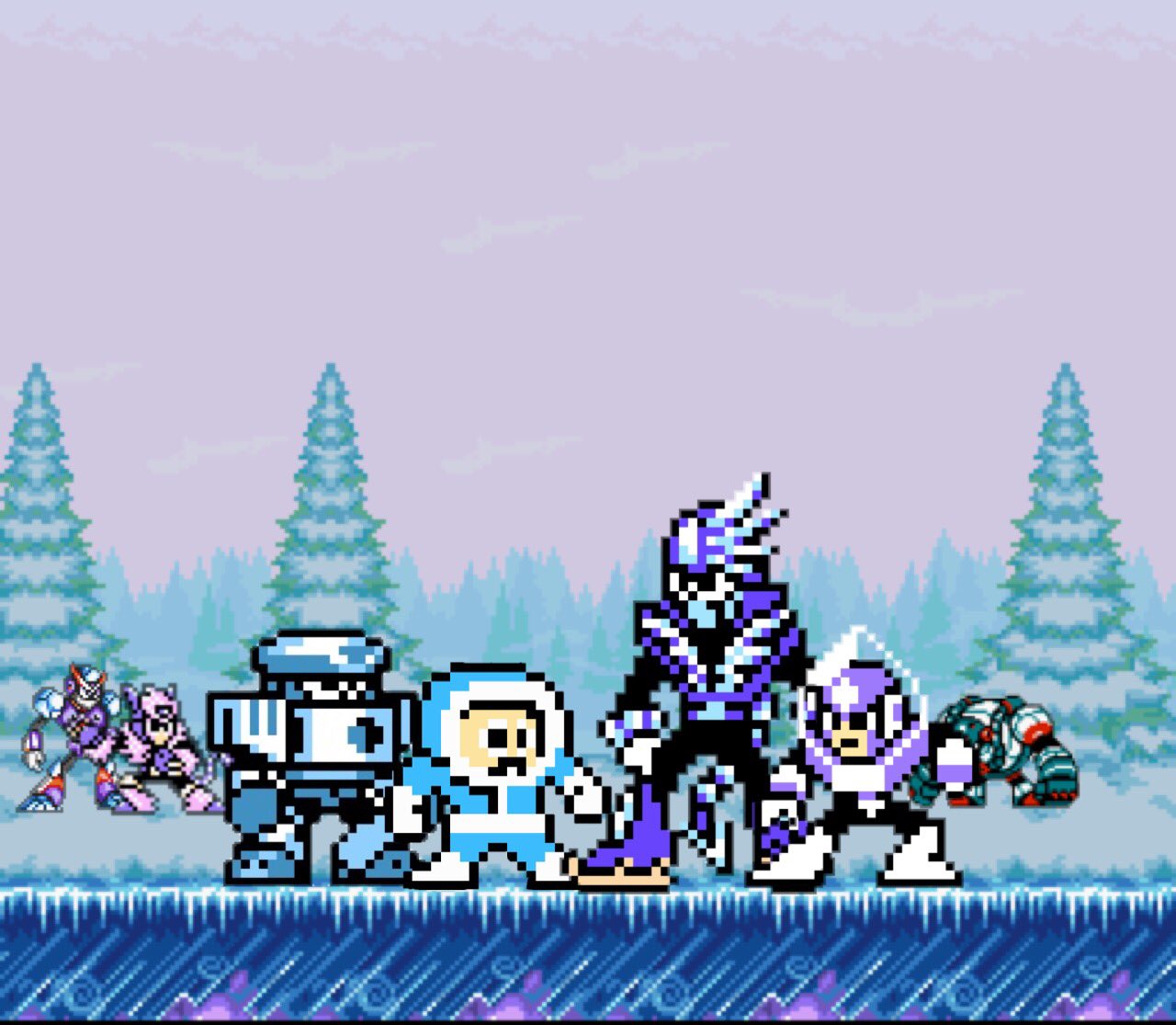 Megaman Iceman 8 Bit
