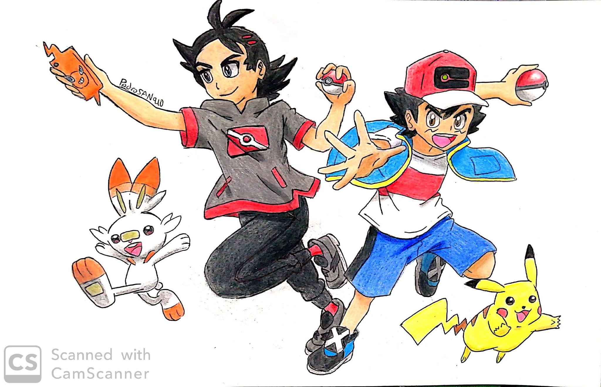 Ash Pokemon Drawing