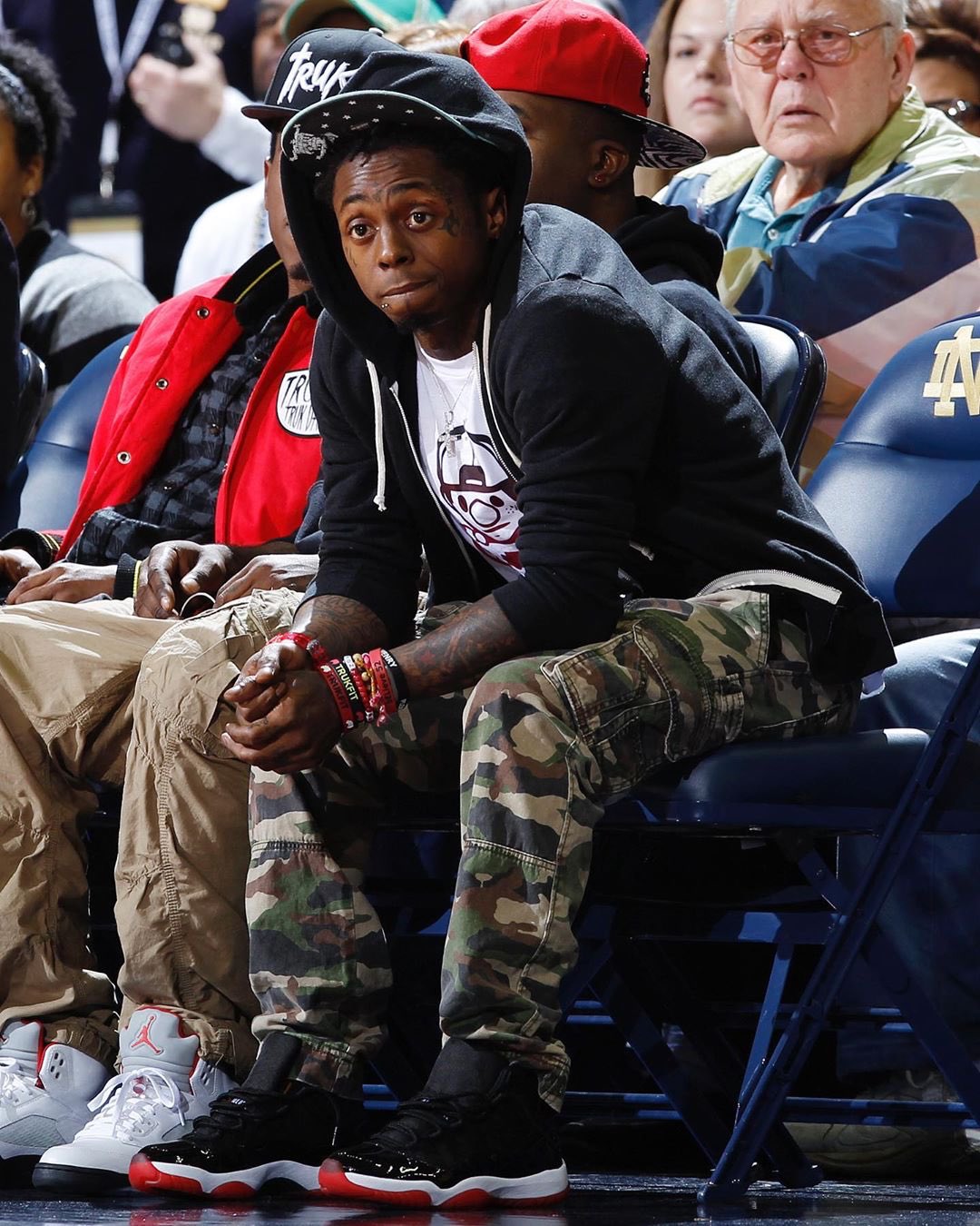 Lil Wayne Wearing Bred 11s