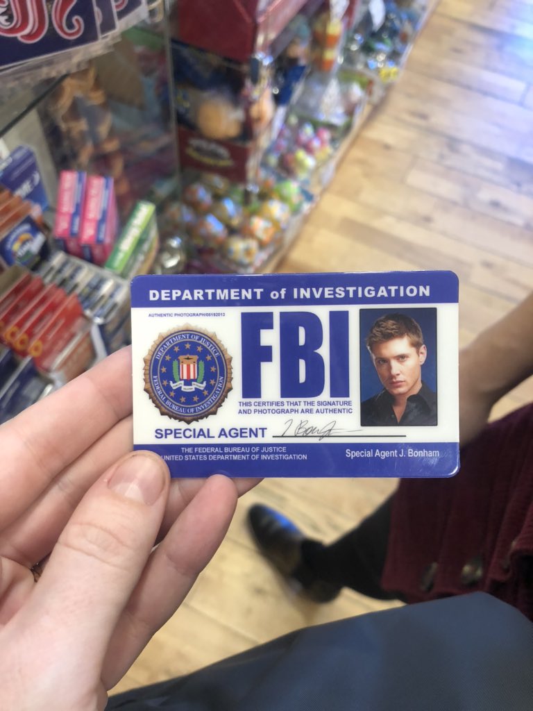Supernatural Fbi Badge