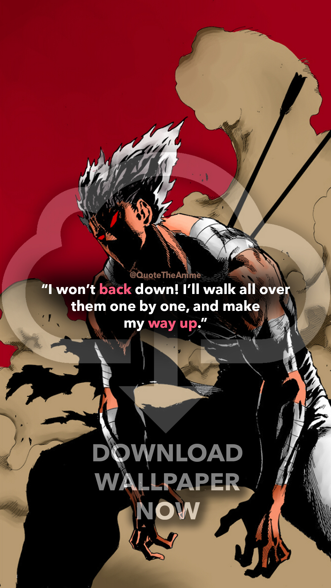Garou Quotes Garou Edit | 🌄 Anime School~ 🌌 Amino
